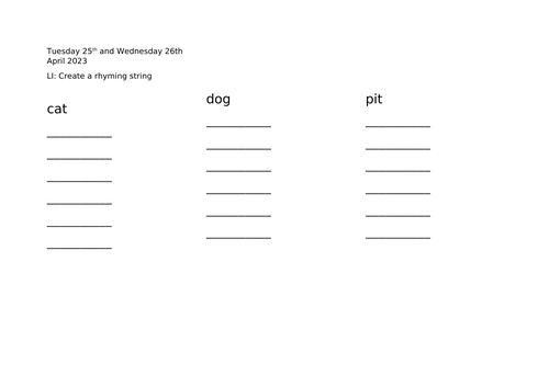 EYFS - Reception Minibeasts Poem and rhyme CLL unit | Teaching Resources