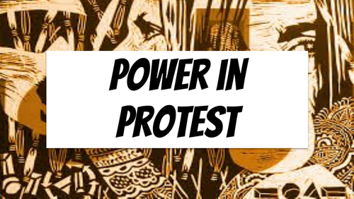 Propaganda Poster Power 2024 Art Exam GCSE ESA Pearson Edexcel ...