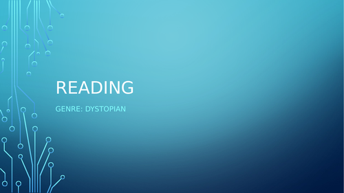 Dystopian Genre - Wider Reading | Teaching Resources