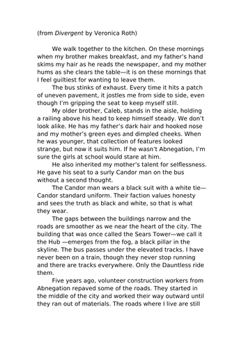 Dystopian Genre - Wider Reading | Teaching Resources