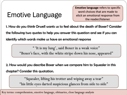 Animal Farm - Analysing Chapter 9 | Teaching Resources
