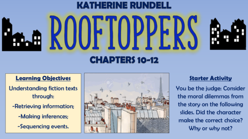 Rooftoppers - Katherine Rundell - Lesson Bundle! | Teaching Resources