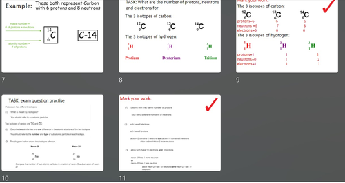 KS3 Isotopes | Teaching Resources