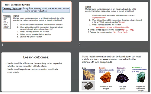 KS3 Carbon reduction | Teaching Resources