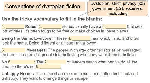 Dystopian Short Stories Scheme (14 PP Lessons) | Teaching Resources