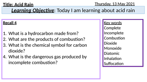 Acid rain | Teaching Resources
