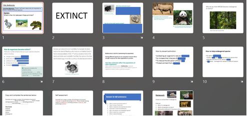 KS3/4 Biodiversity and extinction | Teaching Resources
