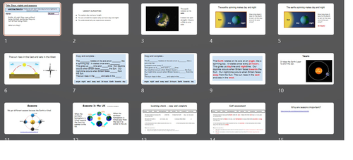 KS3 Space days/nights/seasons | Teaching Resources