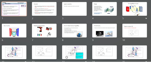 KS3 Electric motors | Teaching Resources