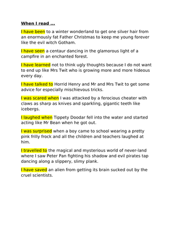 Poetry year 4 Two Weeks of Planning Magic Box Kit wright Material ...