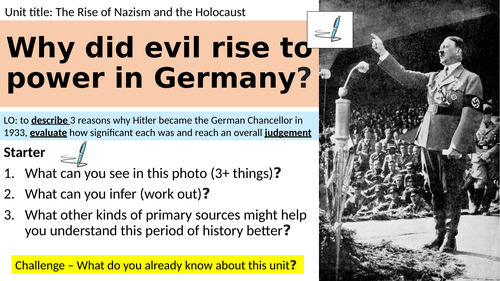 Rise of Nazis (complete lesson) | Teaching Resources
