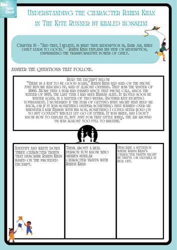 The Kite Runner by Khaled Hosseini Resource Bundle | Teaching Resources