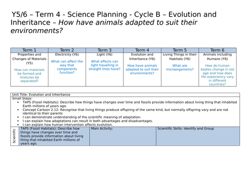 KS1 and KS2 Science Knowledge Organisers + Small Steps Medium Term ...