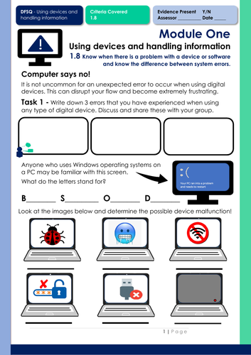 Digital Functional Skills - Mod 1 - Using Devices & Handling ...