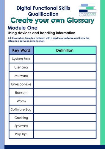 Digital Functional Skills - Mod 1 - Using Devices & Handling ...