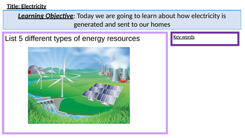 KS3 Generating electricity | Teaching Resources