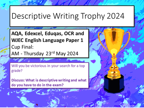 Descriptive Writing 2024 | Teaching Resources