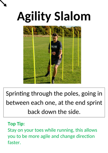 Circuit Training Cards - Speed, Agility, Quickness | Teaching Resources