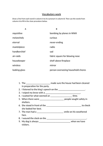 The Lion, the Witch and the Wardrobe Reading Resource | Teaching Resources