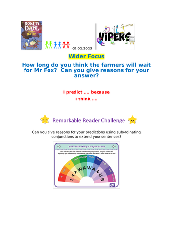 Whole Class guided reading - Fantastic Mr Fox KS2 | Teaching Resources