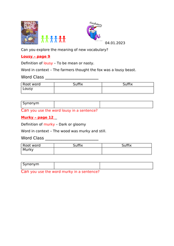 Whole Class guided reading - Fantastic Mr Fox KS2 | Teaching Resources