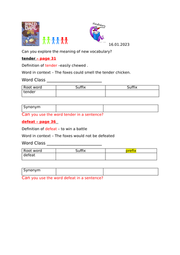Whole Class guided reading - Fantastic Mr Fox KS2 | Teaching Resources