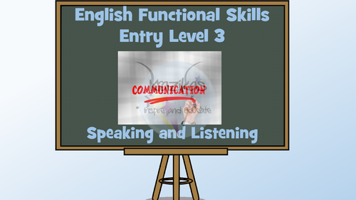 English Functional Skills - Entry Level 3 - Speaking and Listening ...