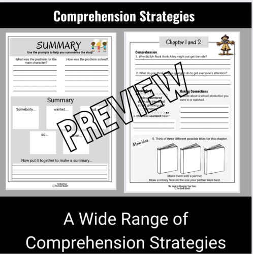 THE MAGIC IN CHANGING YOUR STARS Novel Study and Comprehension ...