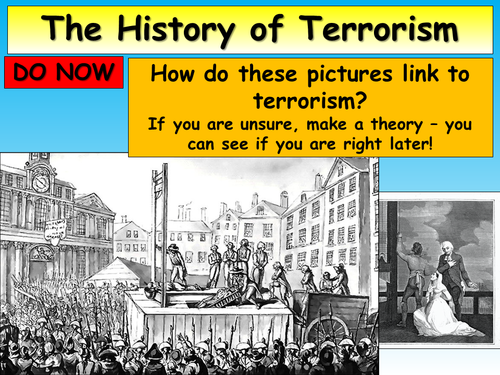 History of Terrorism | Teaching Resources