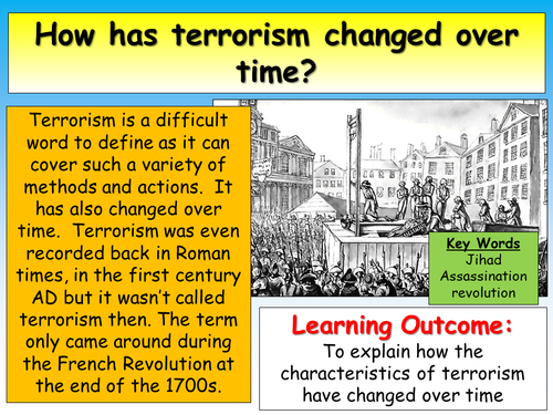 History of Terrorism | Teaching Resources