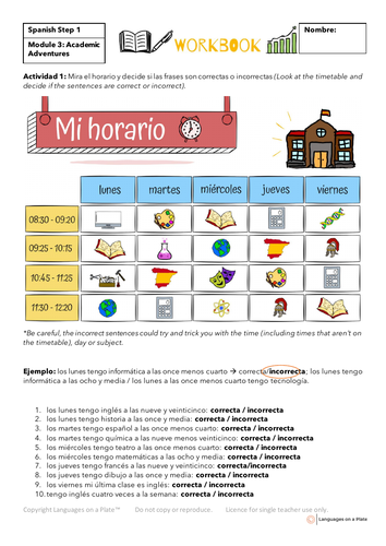 Beginners: Academic Adventures Module Workbook Homework and Cover ...