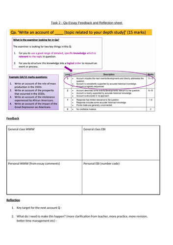 New Paper 4 History IGCSE Assessment Lessons (2024) - planning ...