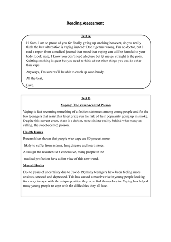 Functional Skills English Level 1 and 2 Reading/Writing Revision ...