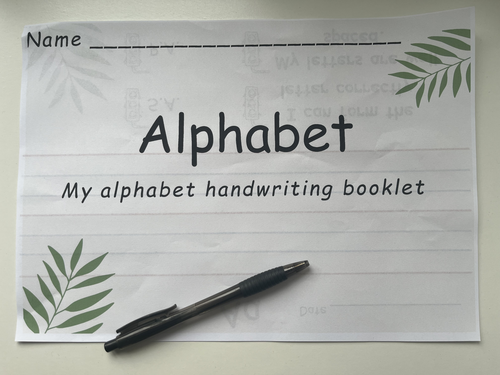 Alphabet letter formation handwriting booklet | Teaching Resources