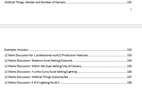 GCSE DANCE REVISION GUIDE | Teaching Resources