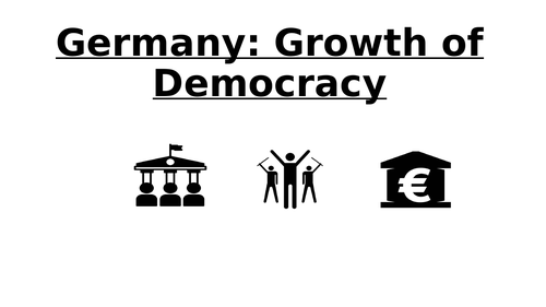 AQA Germany: Growth of Democracy Knowledge Organiser | Teaching Resources