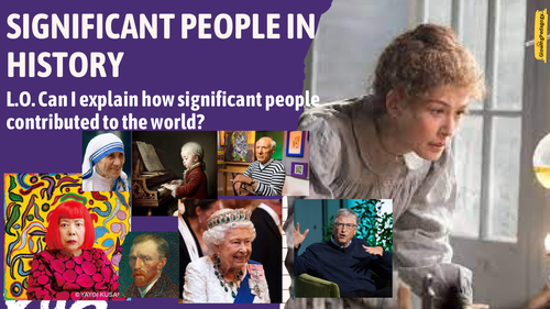 The Contributions of Significant People in History Lesson Plan ...