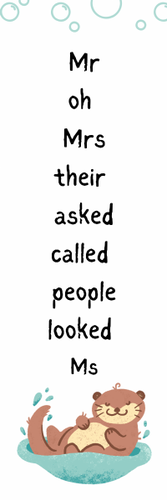 Phase 5 Tricky Word Bookmark | Teaching Resources