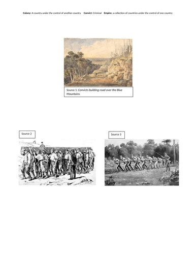 What was life like for British convicts in Australia? | Teaching Resources