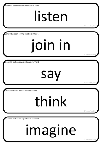 Primary Maths Vocabulary – Problem-Solving & Reasoning (102 Cards ...