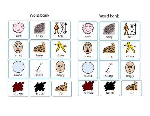 Adjectives lesson describe the bear - We are going on a bear hunt ...