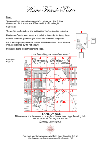Women's History Month, Classroom Display, Anne Frank Poster Project ...