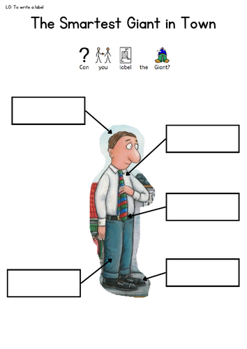 Smartest Giant in Town - EYFS literacy | Teaching Resources