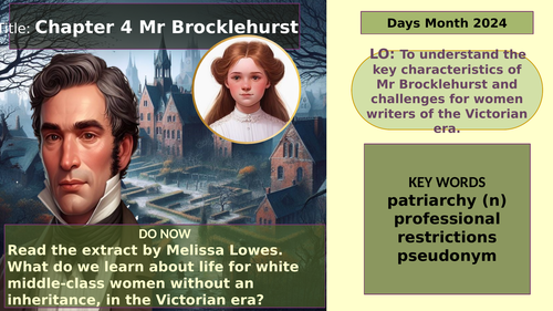 Jane Eyre- KS3 Lesson Plans Chapter 4 Mr Brocklehurst | Teaching Resources