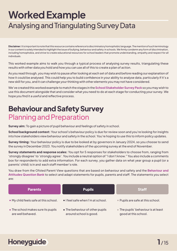 Assistant Deputy Headteacher Interview Task - Data Analysis | Teaching Resources
