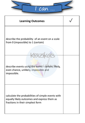 Probability Workbook - Level 1 Functional Skills Maths | Teaching Resources