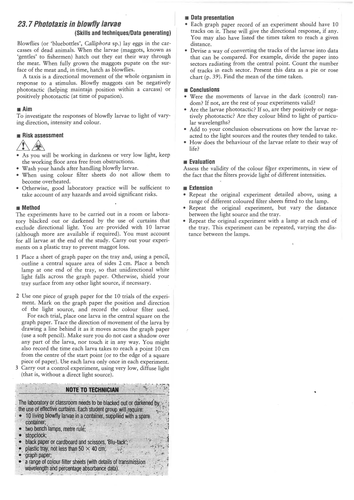 AQA A level Biology - 3.6 Organisms respond 1: Taxis & kinesis ...