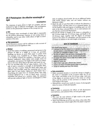 AQA A level Biology - 3.6 Organisms respond 2: Plant responses ...