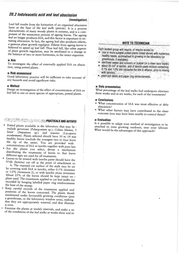 AQA A level Biology - 3.6 Organisms respond 2: Plant responses ...