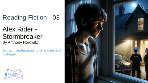Alex Rider: Stormbreaker - An Extract (Reading Fiction) | Teaching ...